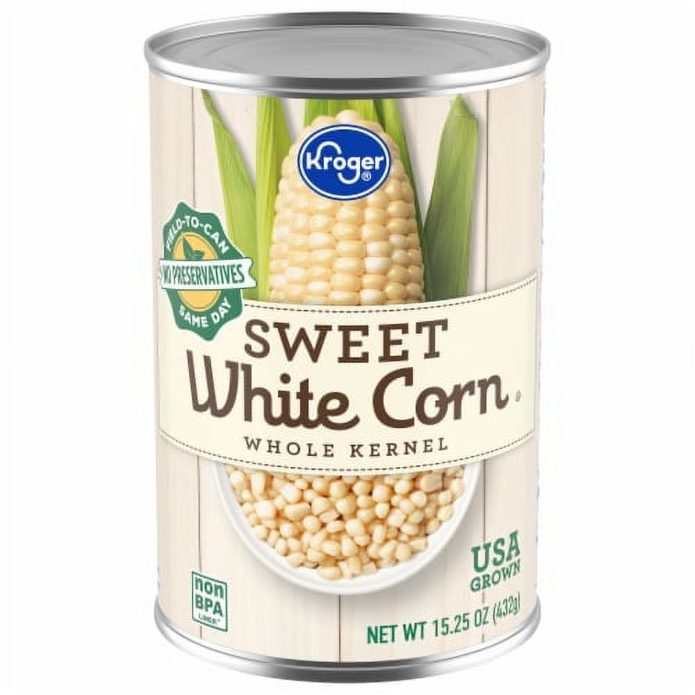 KR Whole Kernel White Corn - 15.25 oz - Walmart.com
