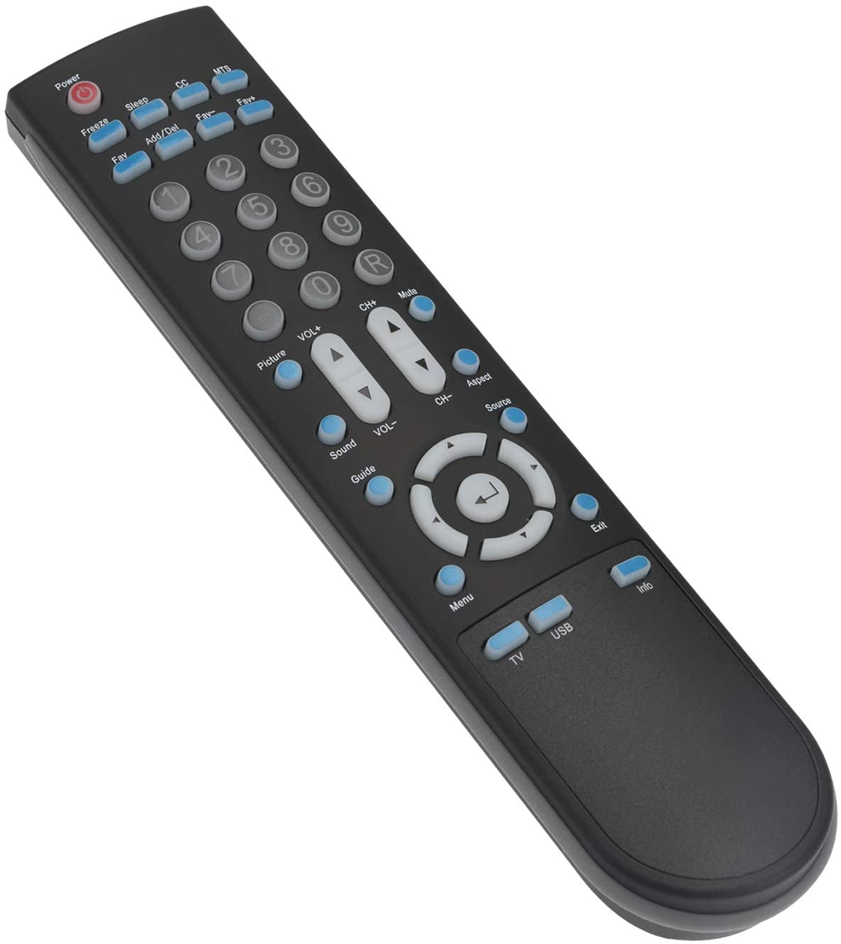 KR002B002 HOF09H470GPD6 Remote Control Replace for Sceptre HDTV H409BV ...