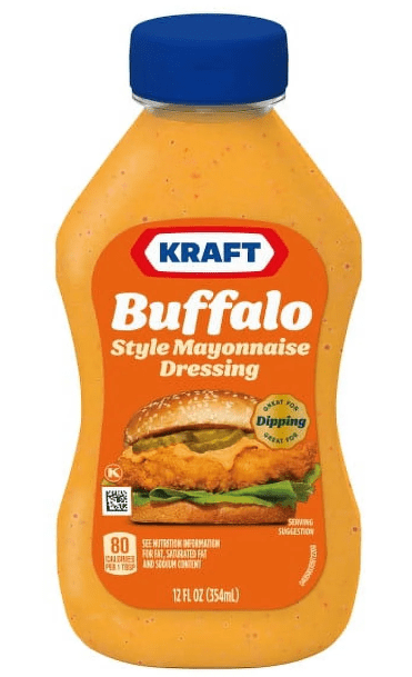 KRAFT MAYO MAYONNAISE Buffalo Style 12oz (Pack of 2) - Walmart.com