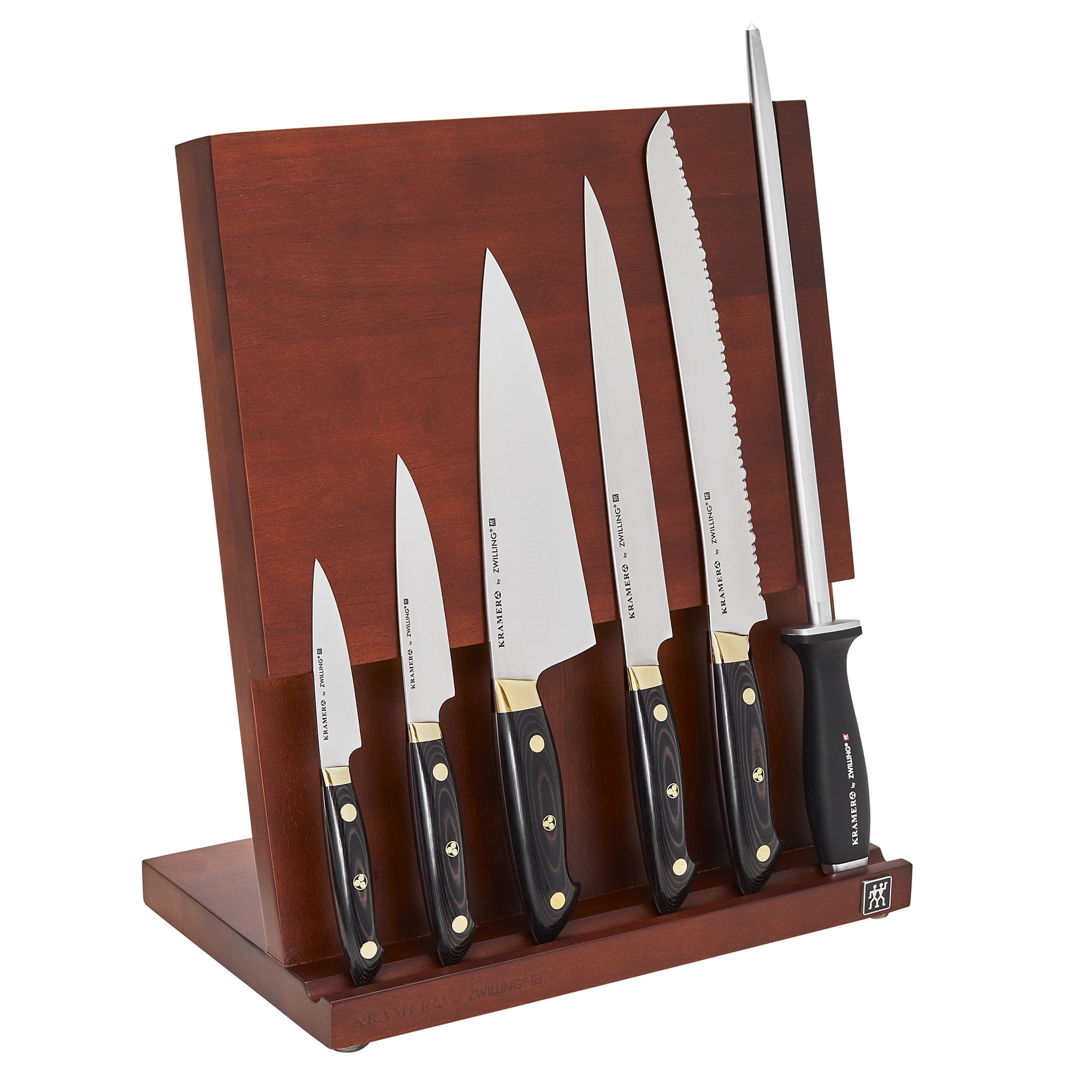 KRAMER by ZWILLING EUROLINE Carbon Collection 2.0 7-pc Knife Block Set ...