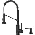 KRAUS Bolden 18-Inch Single Handle Commercial Style Pull-Down Kitchen ...