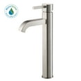 KRAUS Ramus Tall Vessel Bathroom Faucet, Satin Nickel Finish - Walmart.com