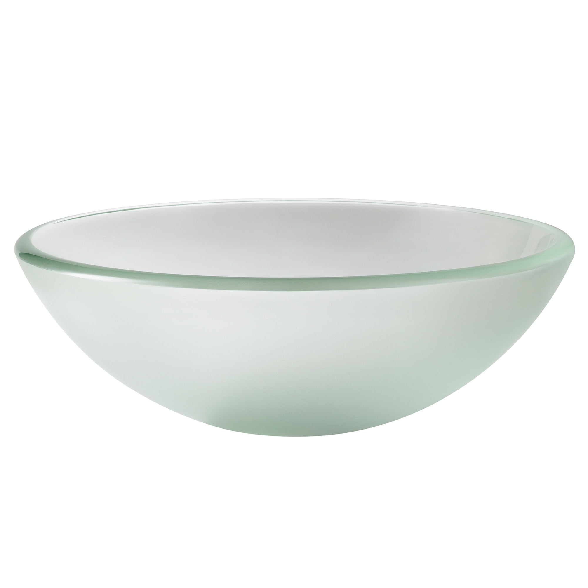 KRAUS Round Frosted Glass Vessel Bathroom Sink, 14 inch - Walmart.com
