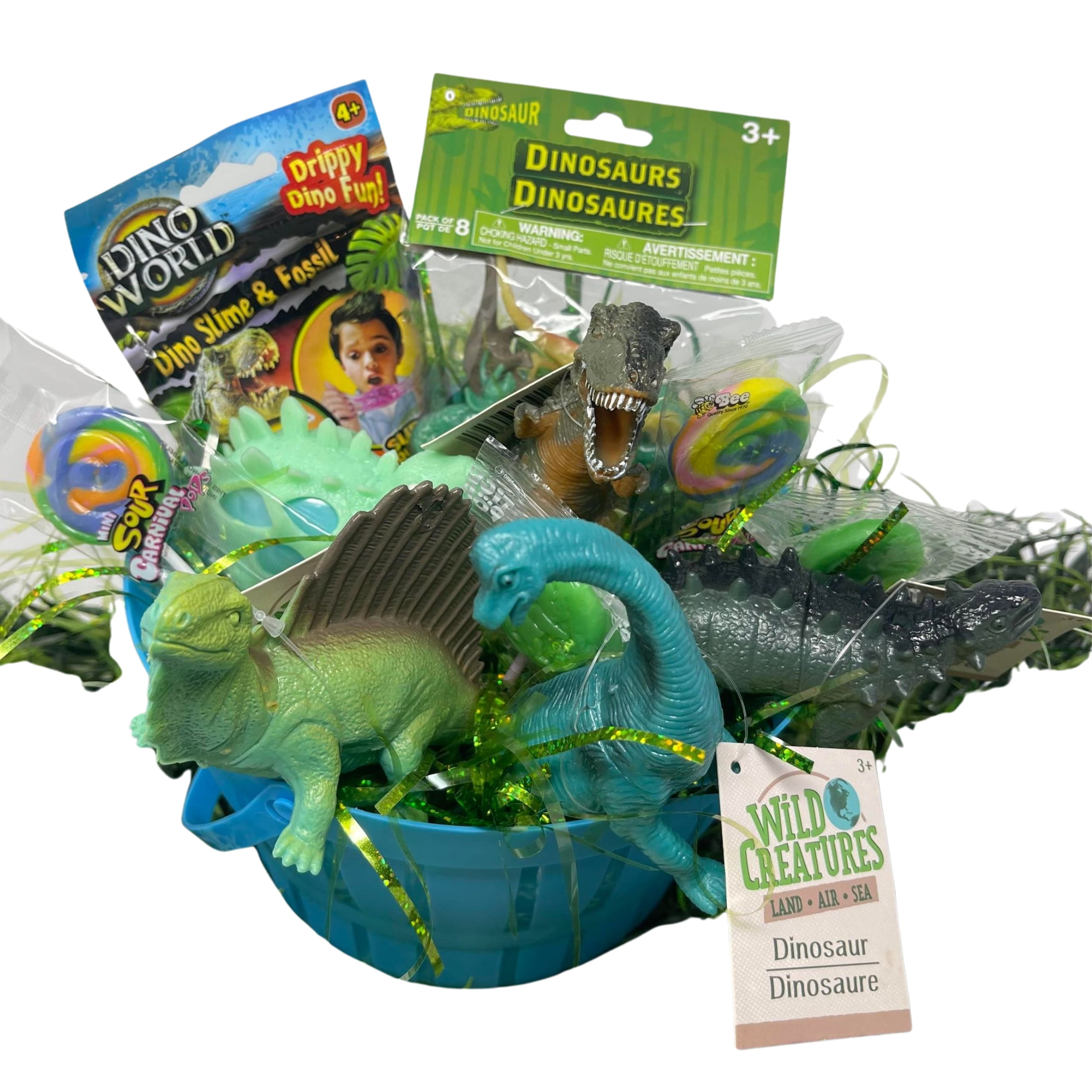 KRE DIY Dinosaur Gift Basket Stocking Stuffer Decoration Party Favor ...