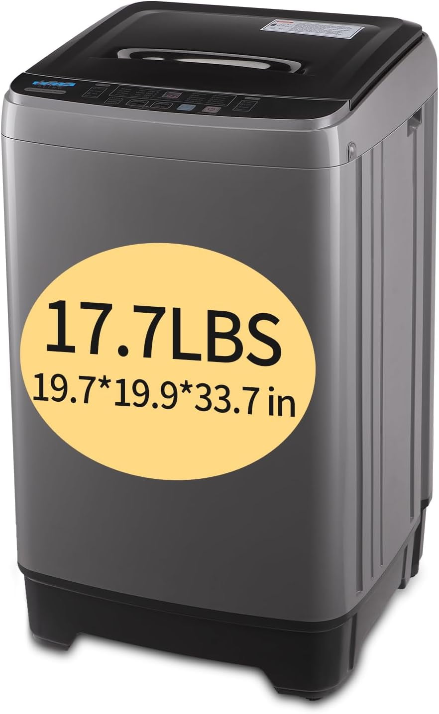 KRIB BLING 17.7 lbs Portable Washer Drain Pump, Full Automatic Washing ...