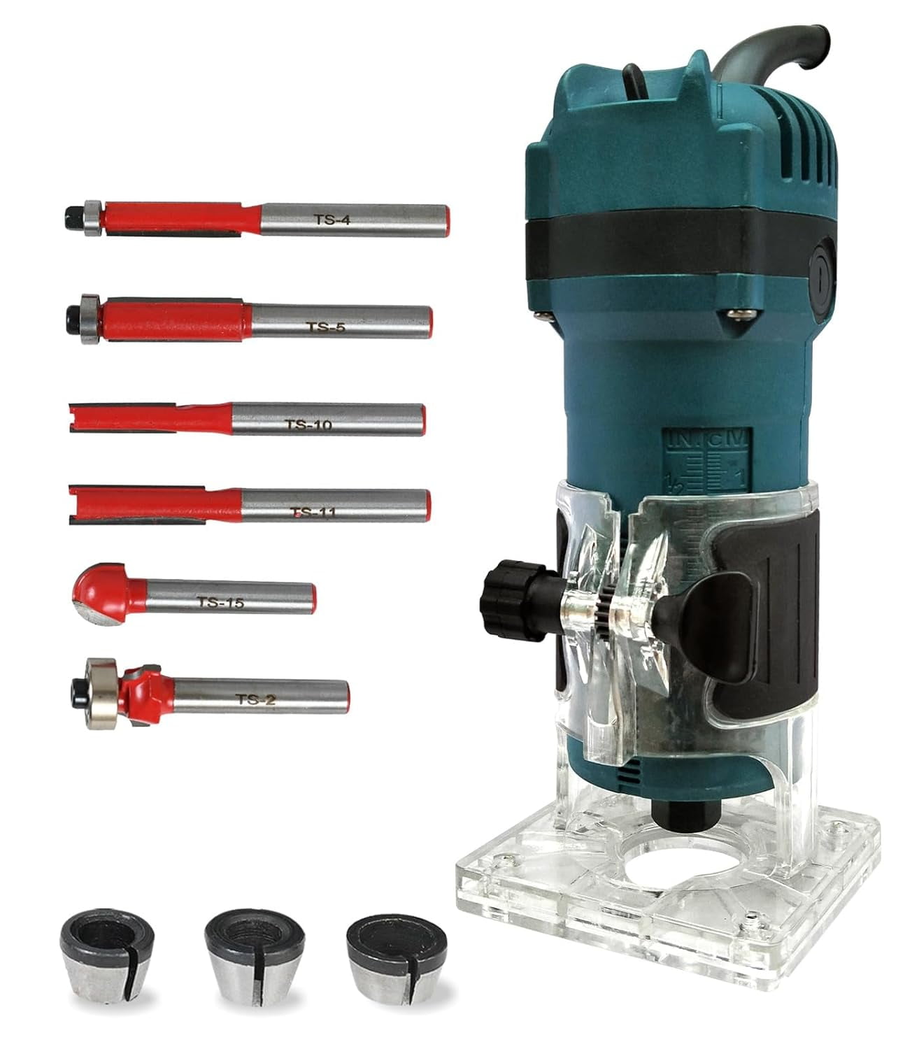 KRISHAK TOOLS BRXTVS036 Wood TrimmerRouter 6635MM With 6Pieces ...