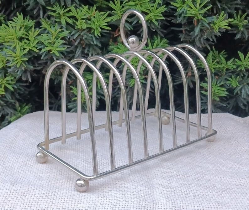 KRISHNA ART TOUCH Stainless Steel Toast Rack Stand 8Slot Kitchen ...