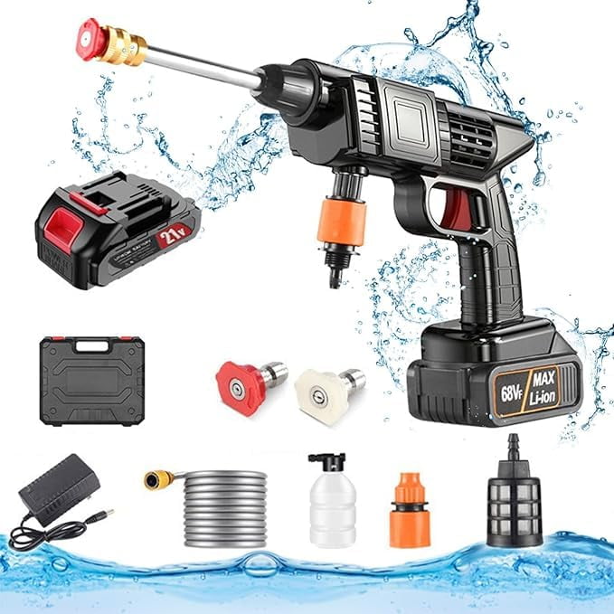KRLZ Cordless Pressure Washer Battery Pressure Washer High Power Washer ...