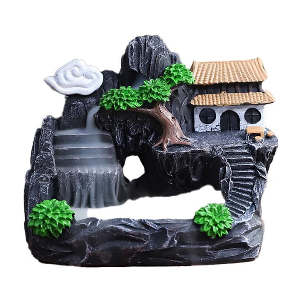 KRONDO Backflow Incense Burner, Ceramic Ceramic Backflow Incense Holder ...