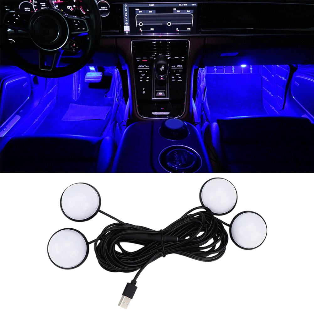 KRONDO Car LED Interior Strip Light,USB Neon Wire Lights,Automobile ...