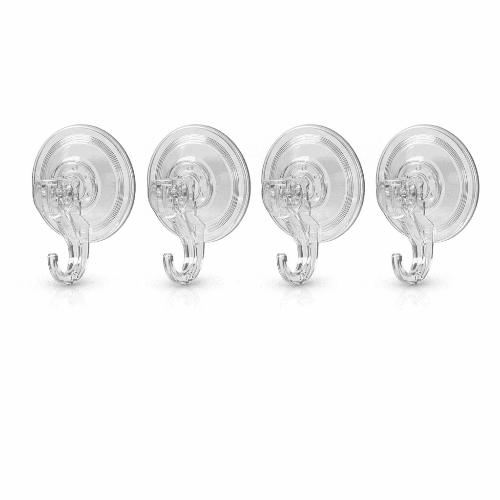 KRONDO Extra Strong Suction Cup Hooks with Lever Lock - Holds 10kg on ...