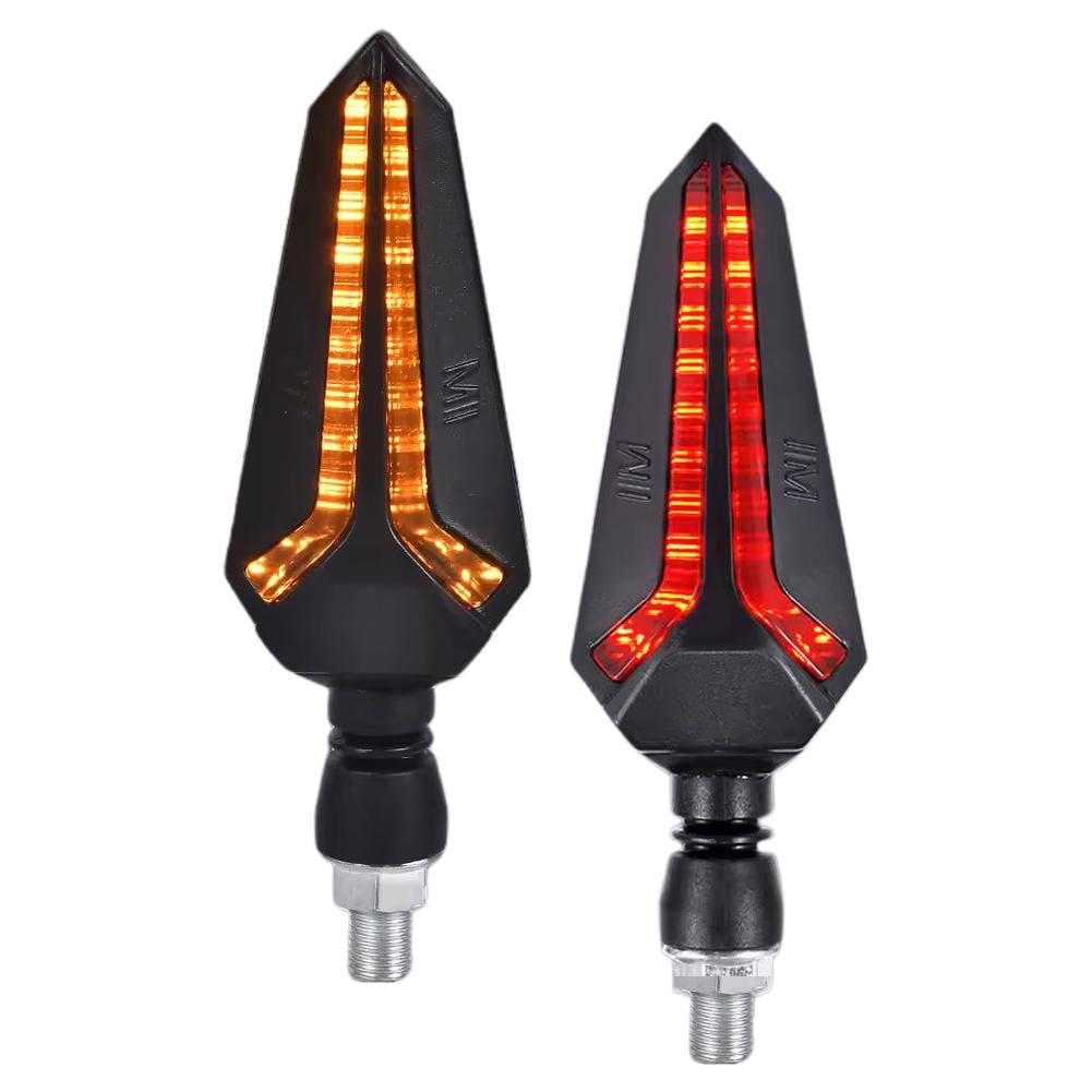 KRONDO Motorcycle LED Turn Light Sequential Flowing Flash Indicator ...
