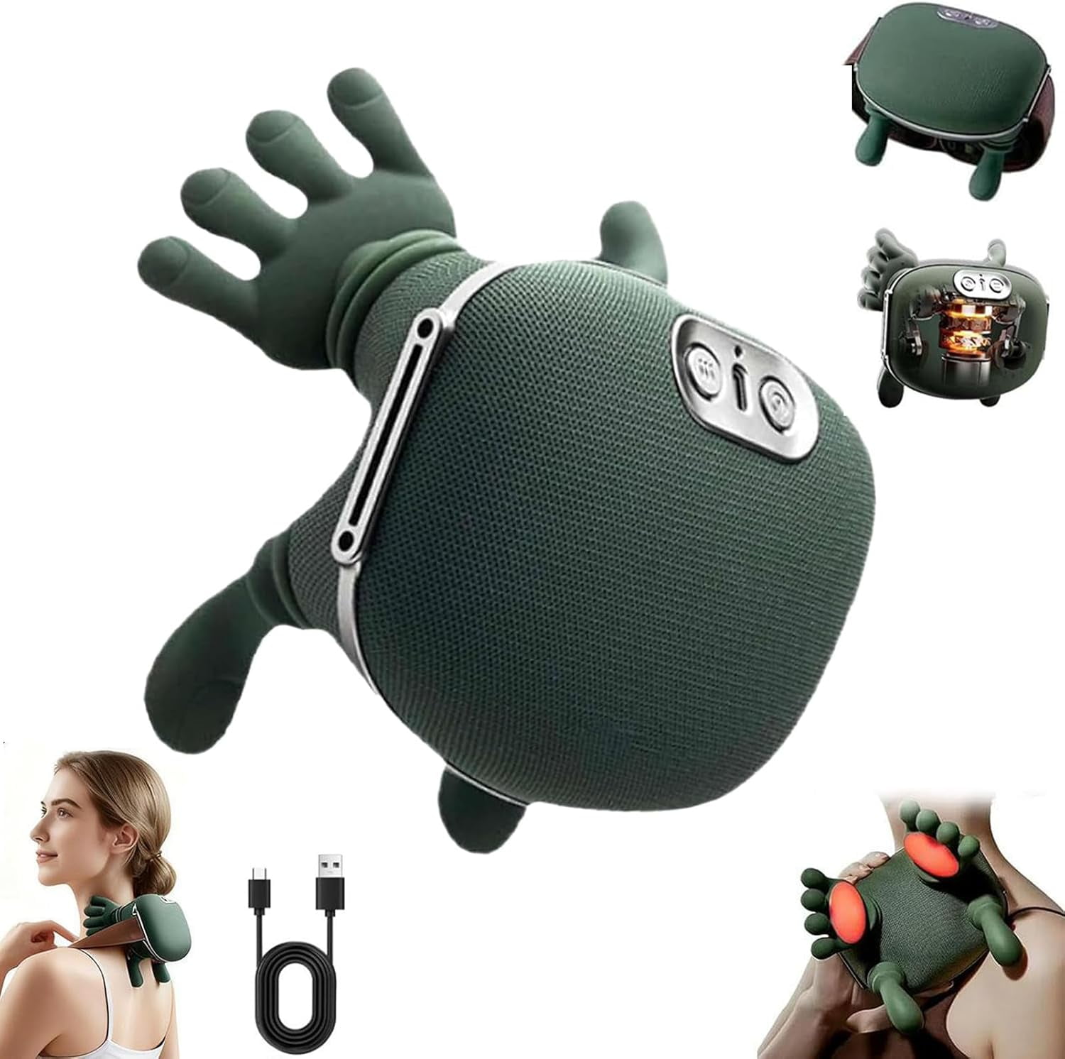 KRONDO Neck and Shoulder Massager, 2026 New Portable Hand Shoulder and ...