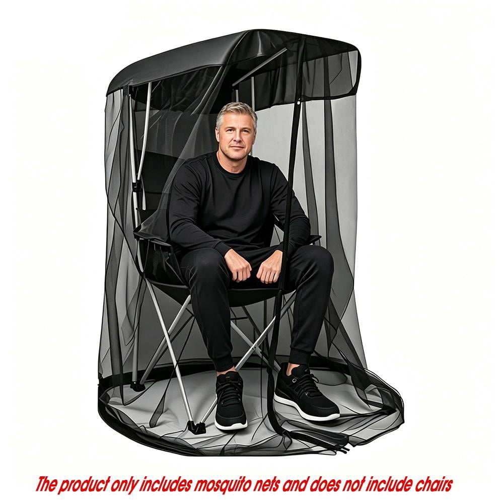 KRONDO Outdoor Chair Mosquito Net Full Enclosure Mesh Bug Net for Patio ...