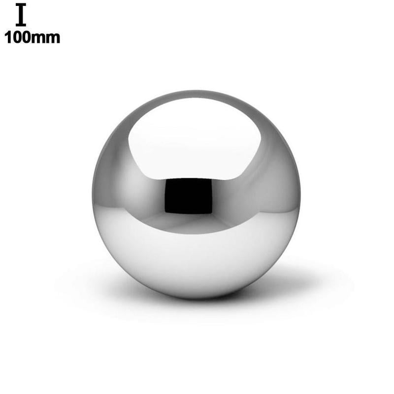 KRONDO Stainless Steel Hollow Gazing Ball, Reflective Garden Sphere ...