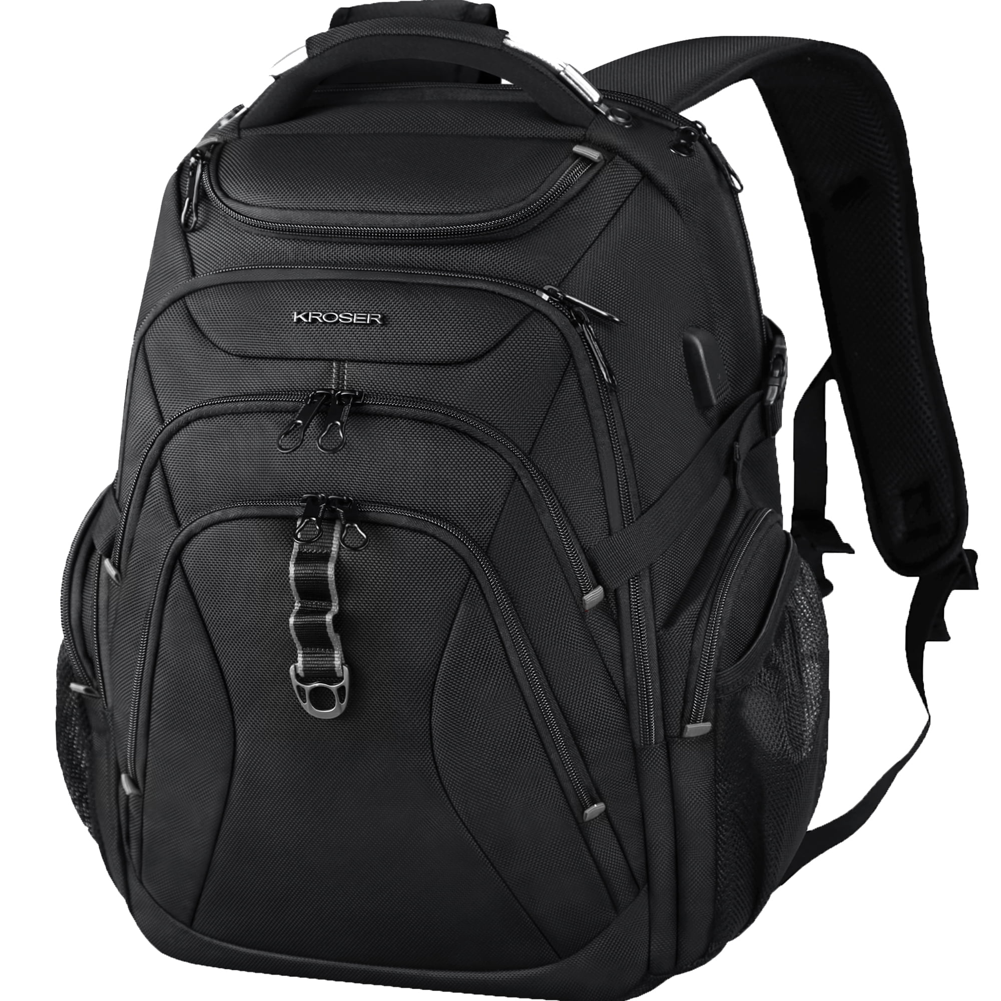 KROSER 18.4 Inch Laptop Travel Backpack Black - Walmart.com