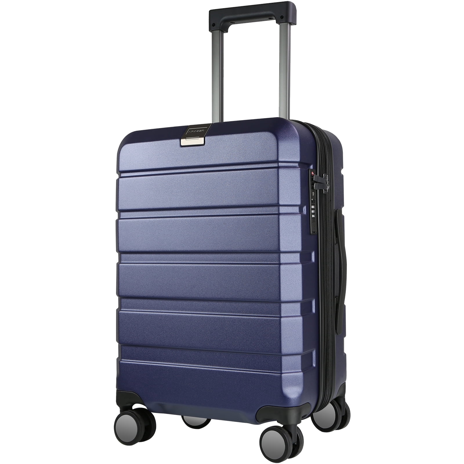 KROSER Hardside Expandable Carry On Luggage with Spinner Wheels & Built ...
