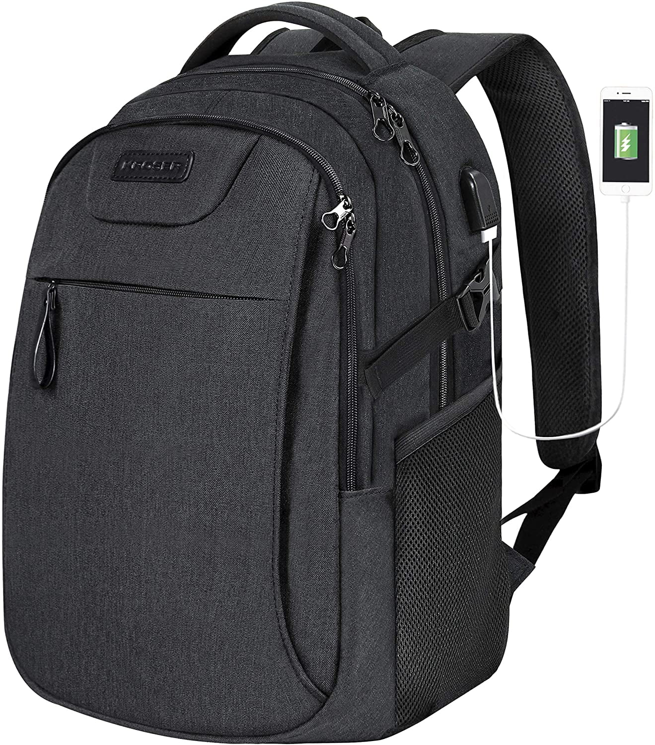 "KROSER 15.6"" Padded Laptop Backpack for Adults - Water-Proof Travel ...