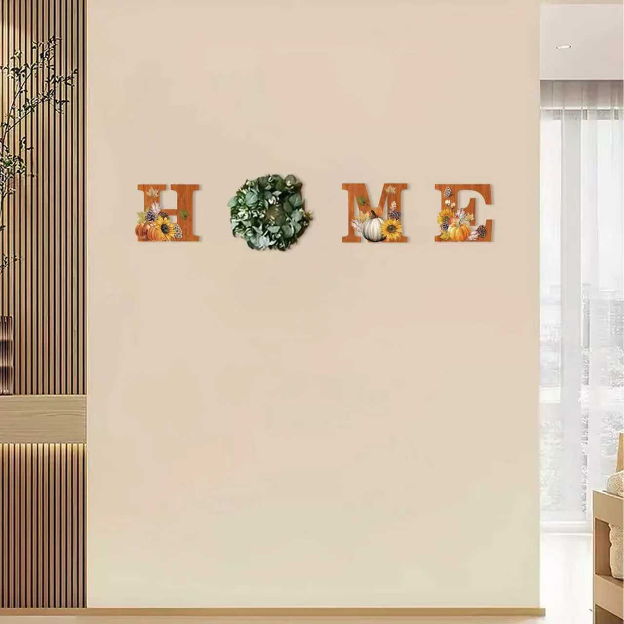 KRQAP Wood Home Sign Coastals Blue Starfishs Beach Theme Sign For Home ...