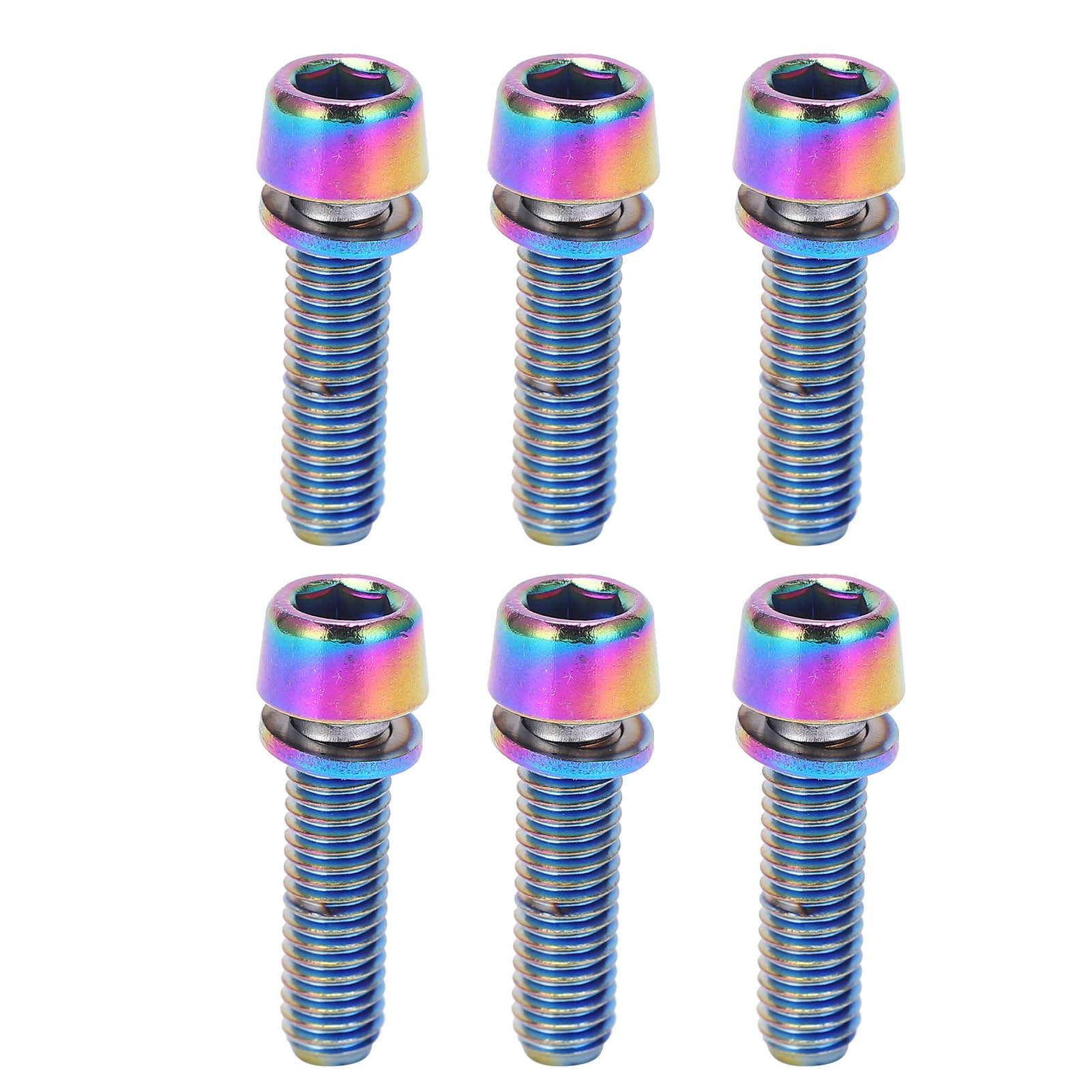 KRSCT 6pcs Bike Stem Screws with Washers Stainless Steel Bolts Screws ...