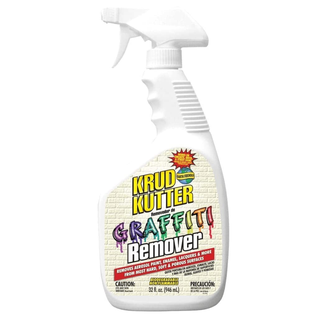 KRUD KUTTER GR326 Graffiti Remover, 32-Ounce, Clear - Walmart.com