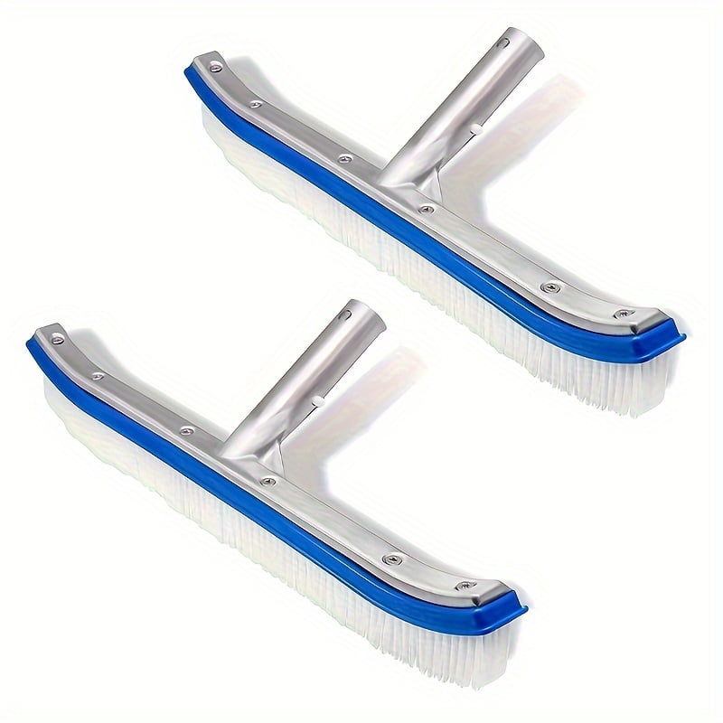 KRUEM 2-Piece Heavy Duty Pool Wall & Tile Cleaning Brushes 18” With ...