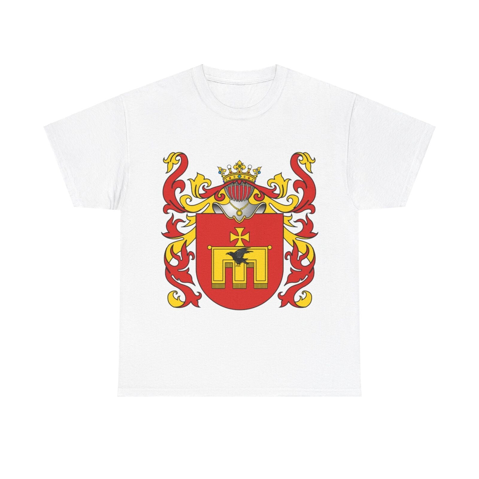 KRUKOWSKI Coat of Arms T-Shirt Polish Nobility Heritage Kingdom of ...