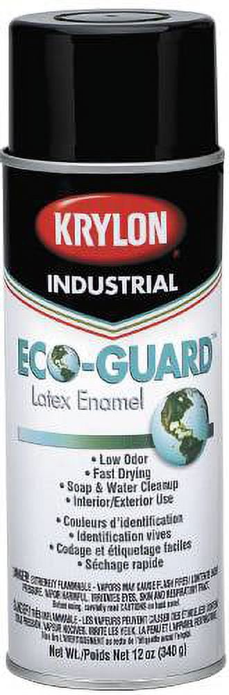 KRYLON ECO GUARD LATEX SPRAY PAINT 12 OZ GLOSS BLACK - Walmart.com