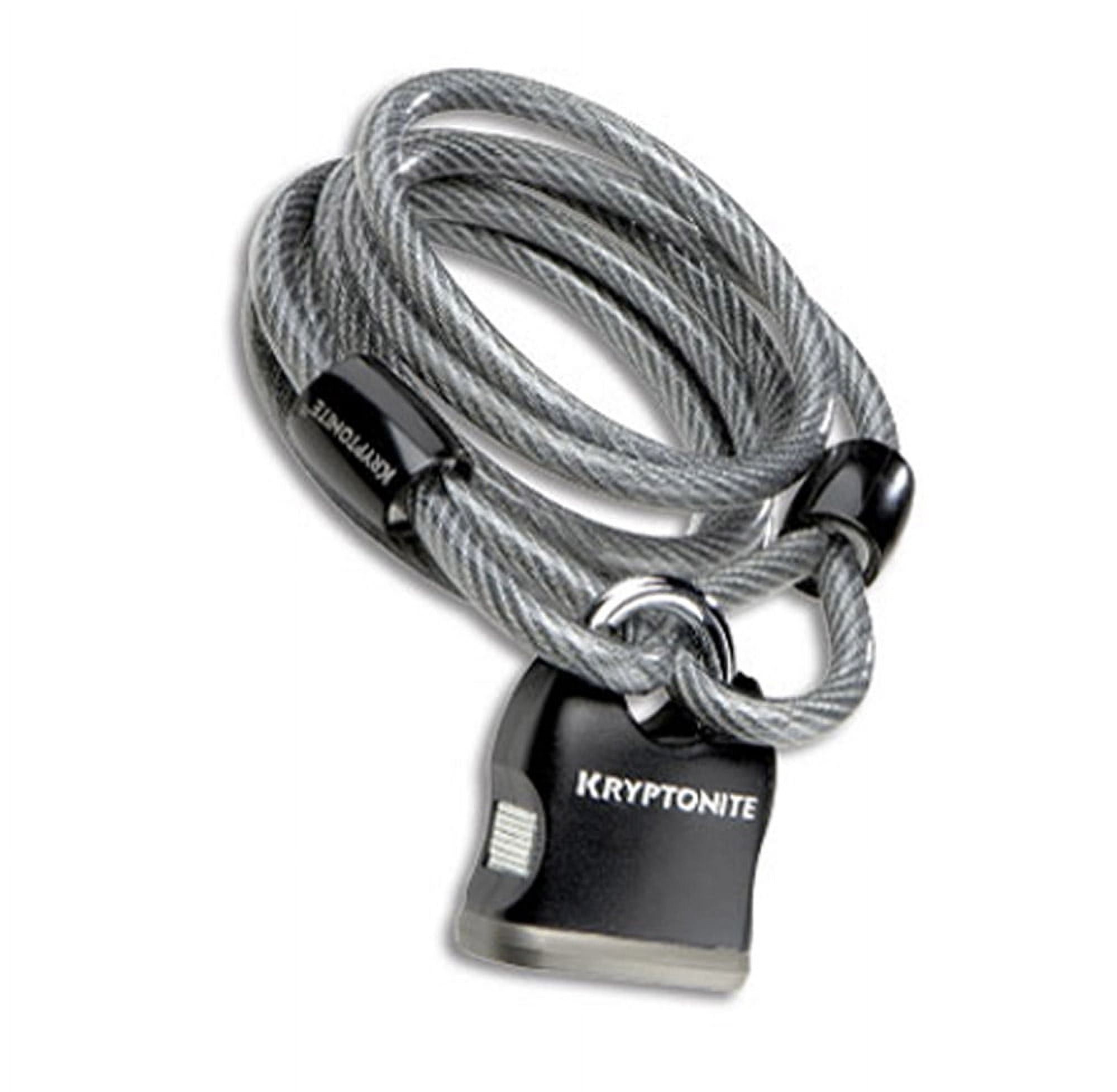 Kryptonite Kryptoflex 818 Cable & Padlock - 6ft Long with Keys ...