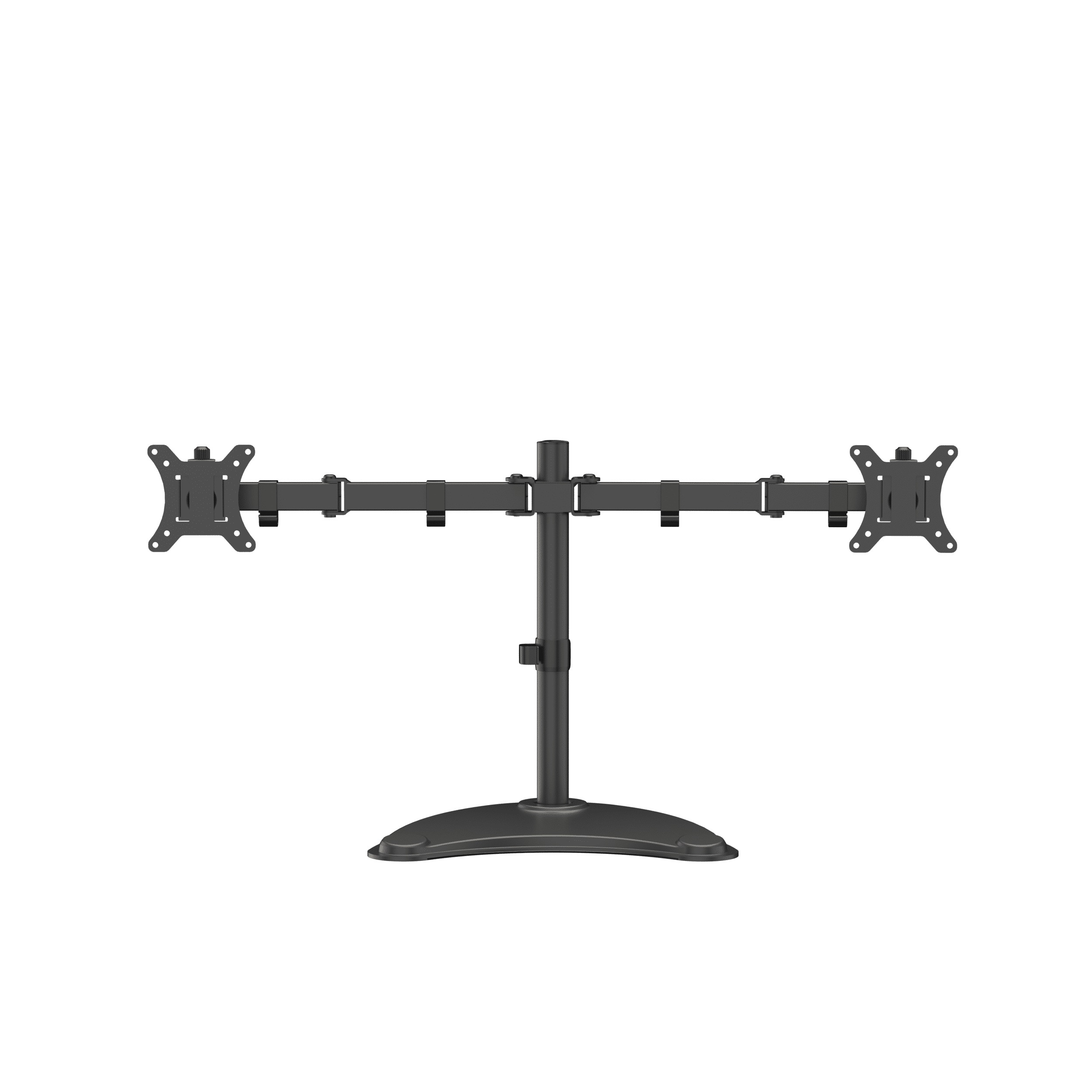 KS-27DMS: Dual Monitor Stand, Free Standing, Fully Adjustable Height ...