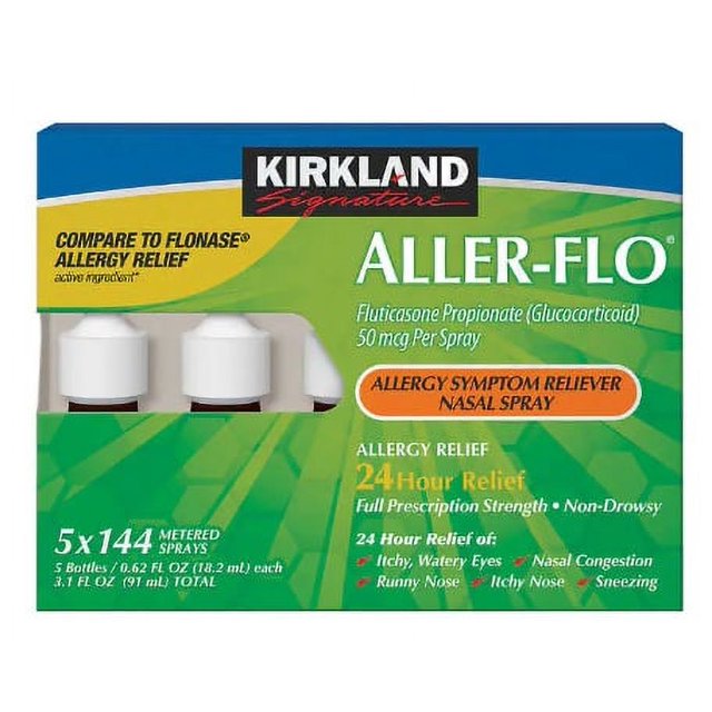 KS Aller-Flo 50 mcg Allergy Spray, 720 Metered Sprays - Walmart.com