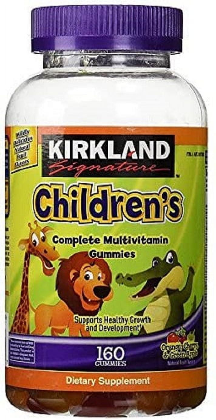 Kirkland Signature Kids Chewable Multivitamin, Healthy Growth, 160 ...
