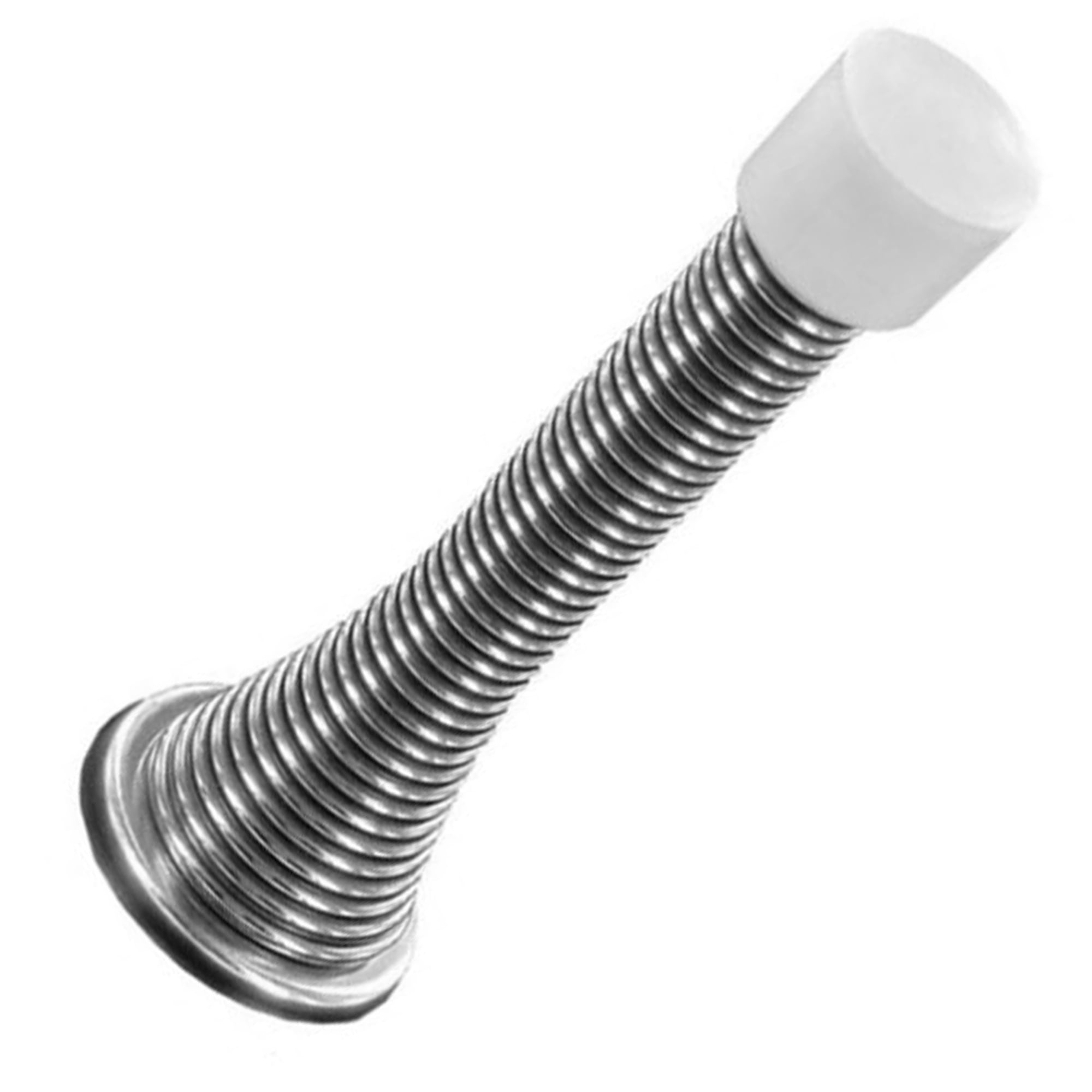 KS Hardware 3-Inch Spring Door Stopper Wall Protector Satin Nickel ...