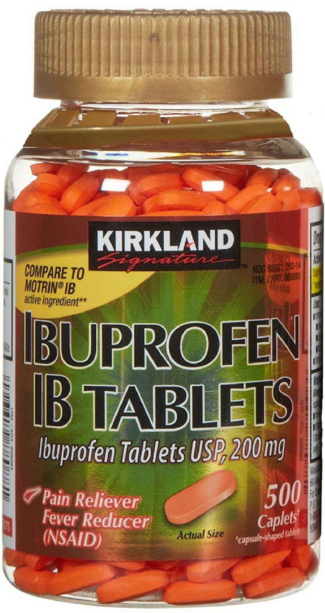 KS Ibuprofen IB 200 mg - 500 Caplets - Walmart.com