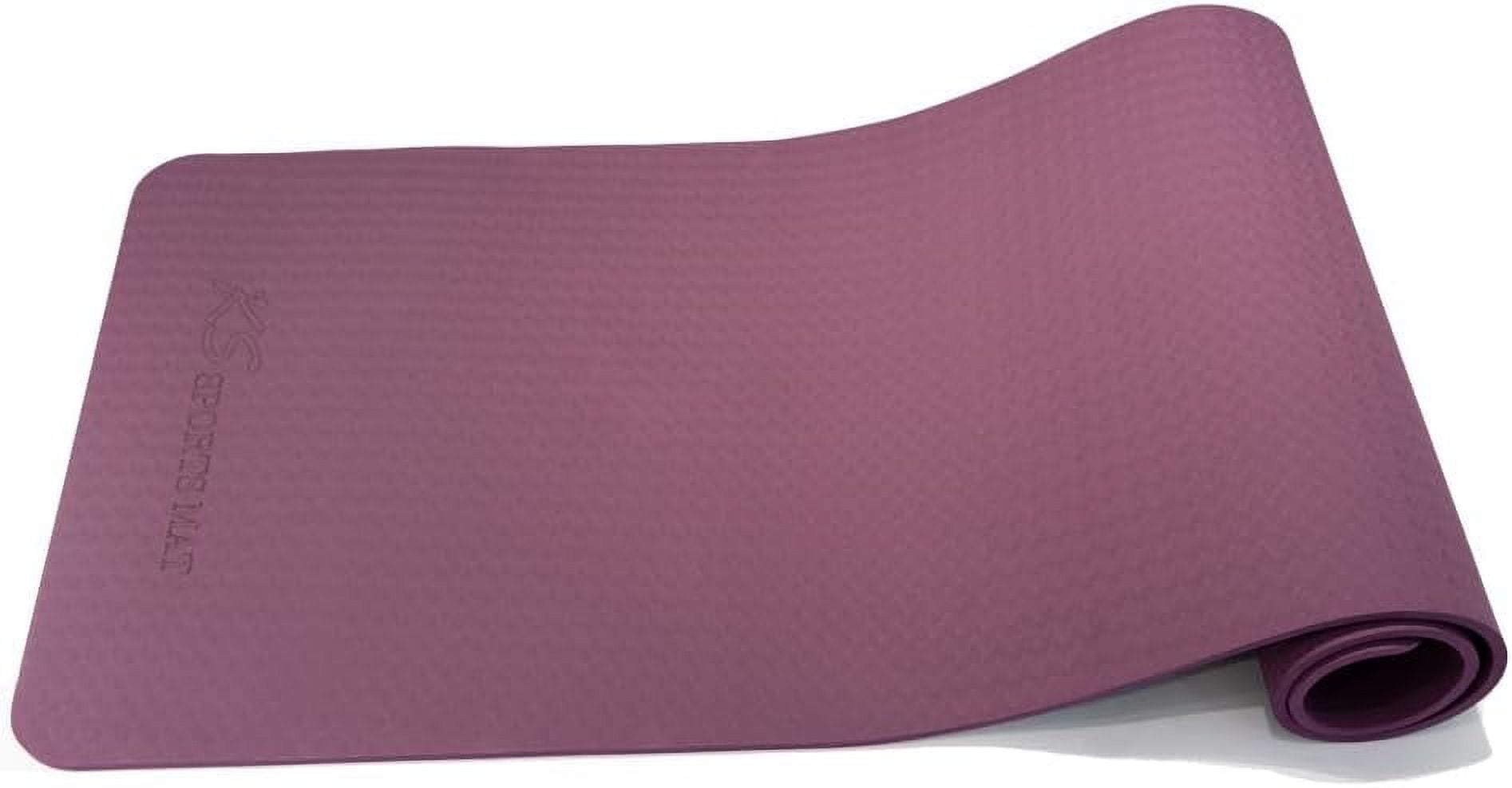 KS Premium Yoga Mat - TPE Material, Excellent Resilience, Non Slip, 72 ...