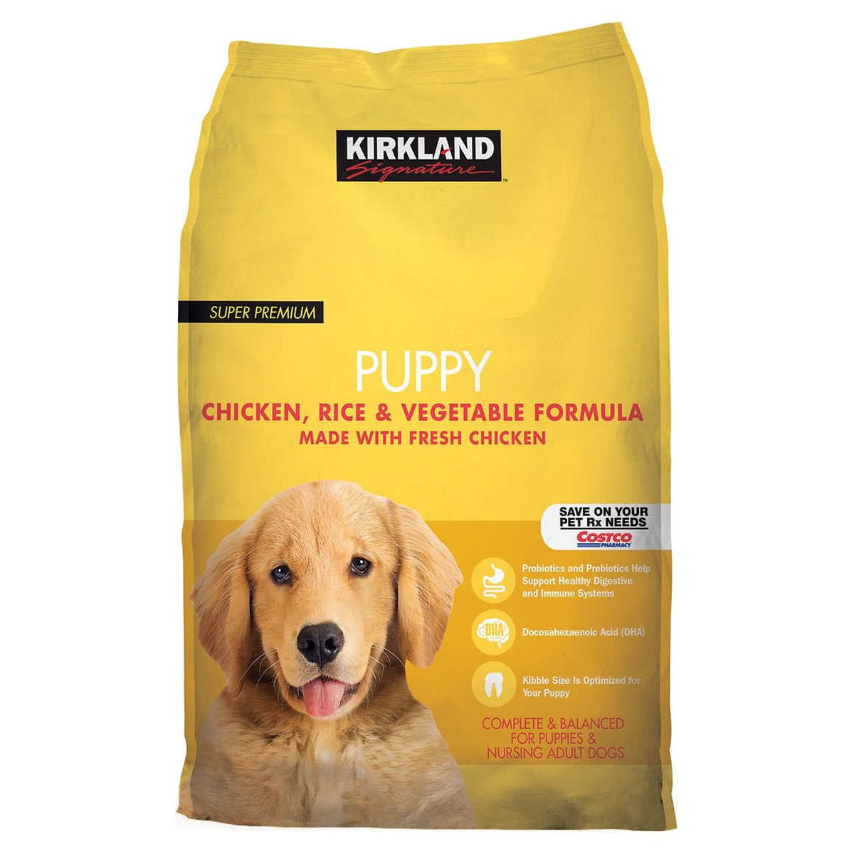 KS Puppy Formula Chicken, Rice and Vegetable Dog Food 20 lb. - Walmart.com