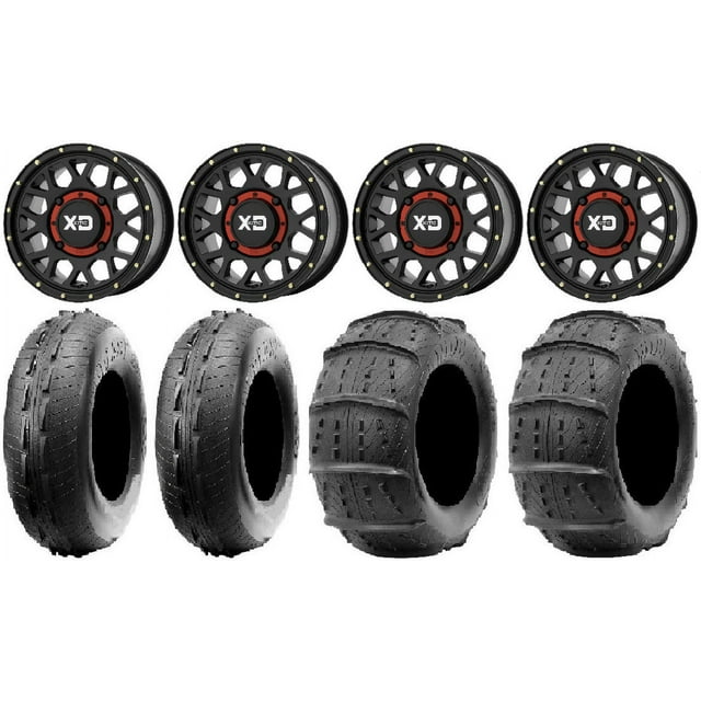 KS135 Grenade 14x7/14x10 Wheels 30" SandBlast Tires Polaris RZR XP 1000 ...