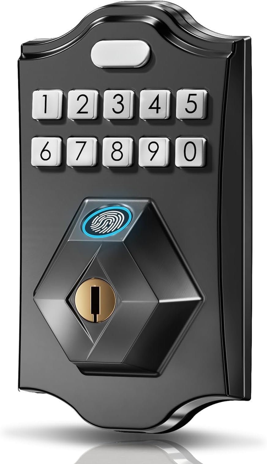KS2 Fingerprint Door Lock, Keyless Entry Deadbolt with Keypad, Locks ...
