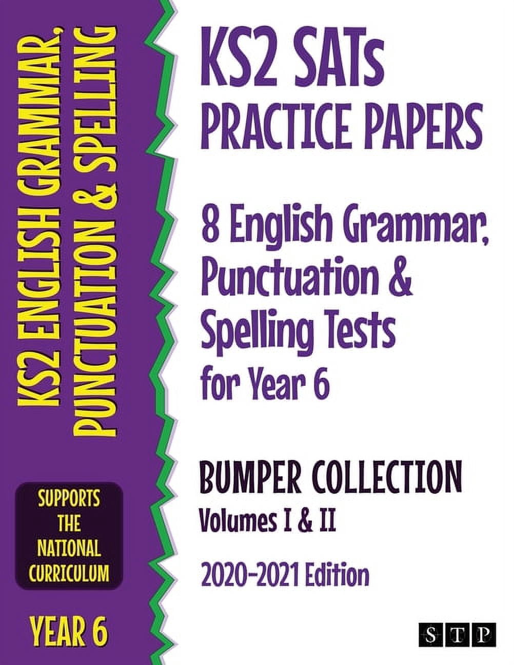 KS2 SATs Practice Papers 8 English Grammar, Punctuation and Spelling ...