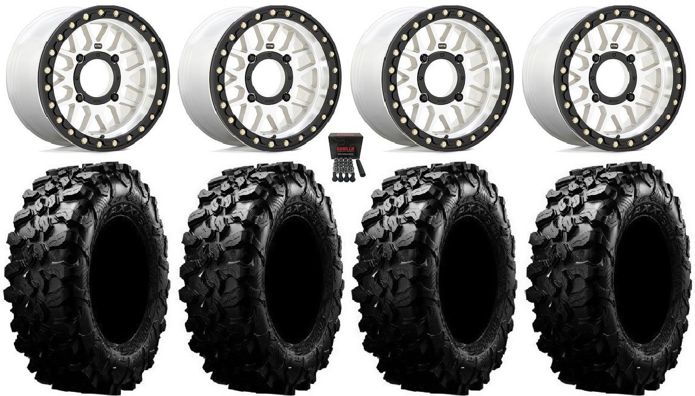 KS235 Grenade Bdlk 14" Wheels Mh +10mm 28" Carnivore Tires Can-Am ...