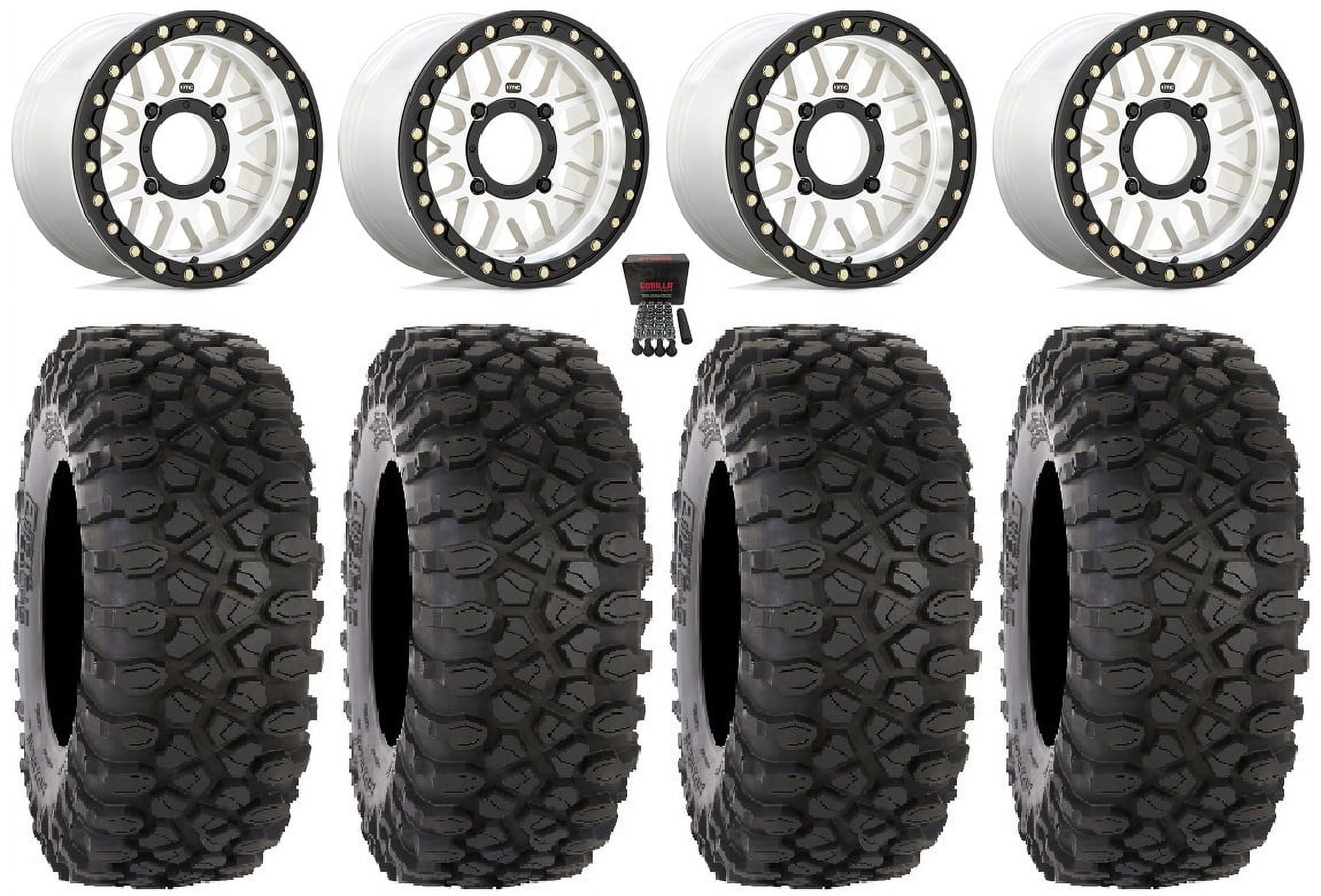 KS235 Grenade Bdlk 14" Wheels Mh +10mm 32" XC450 Tires Can-Am Commander ...