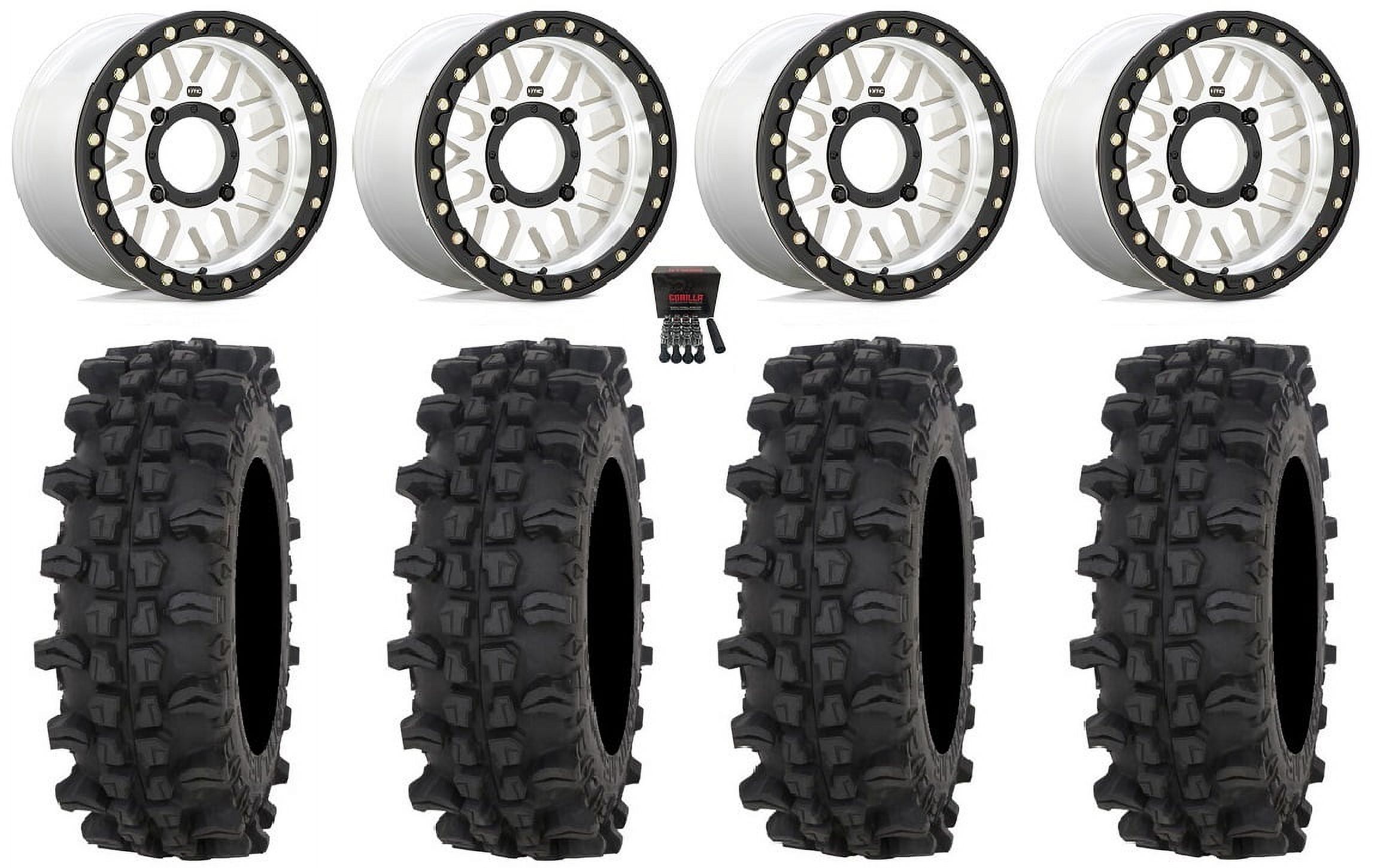 KS235 Grenade Bdlk 14" Wheels Mh 30" ACP Tires Can-Am Maverick X3 ...