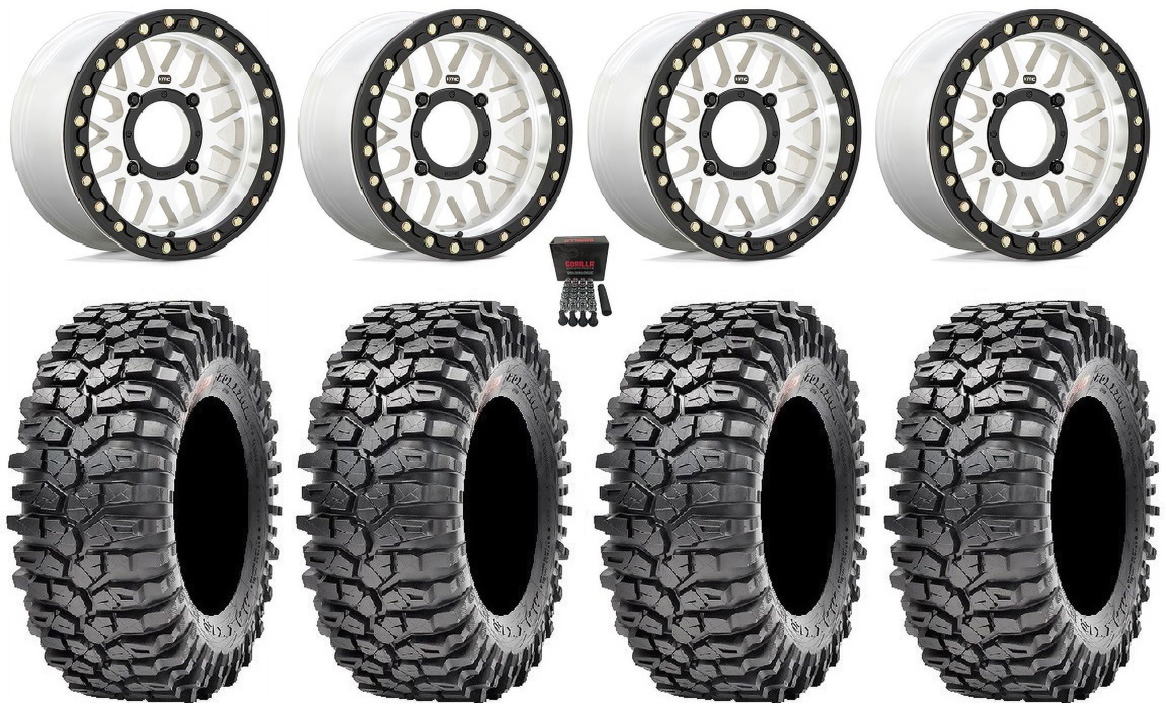 KS235 Grenade Bdlk 14" Wheels Mh 30" Roxxzilla Tires Can-Am Maverick X3 ...