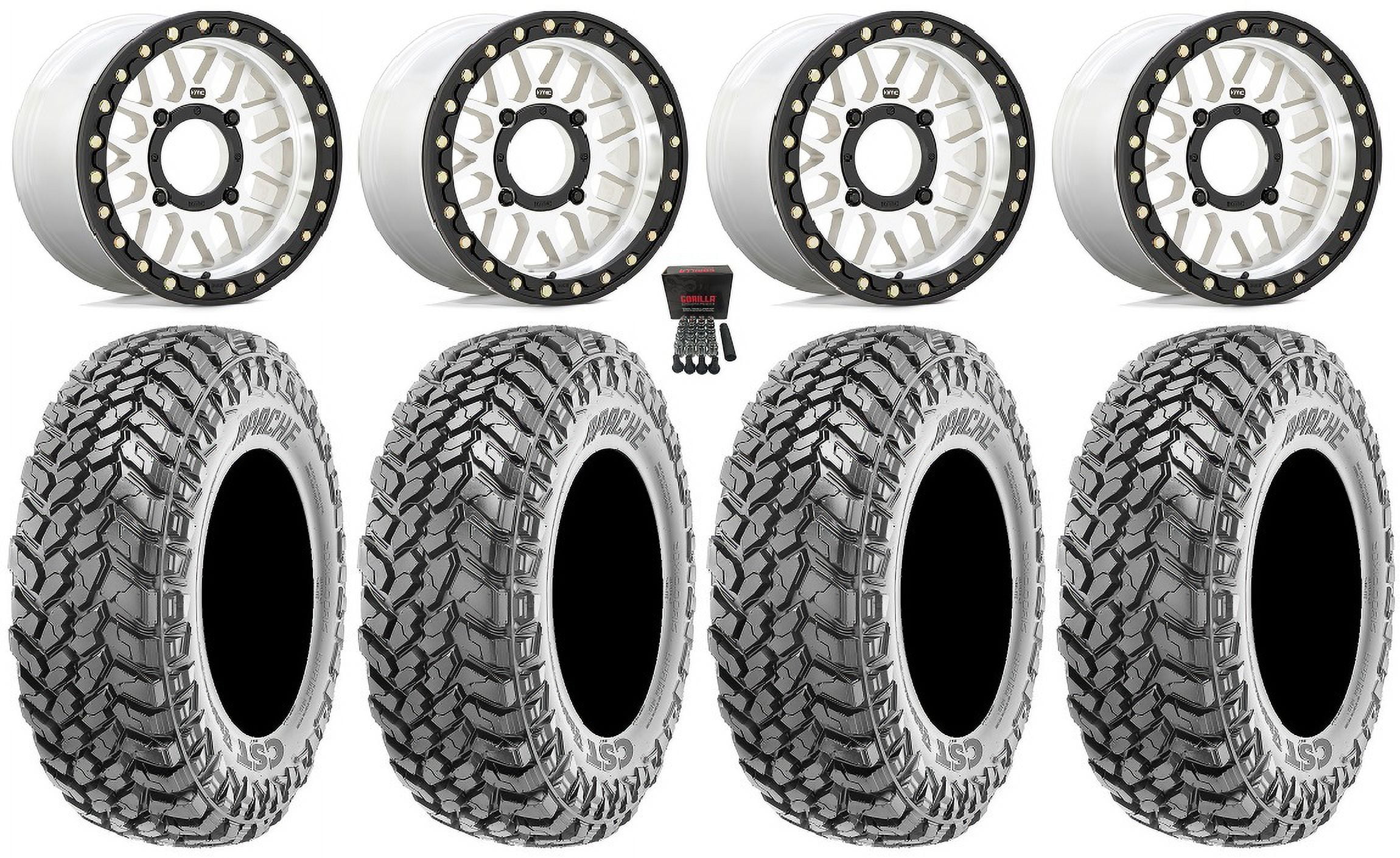KS235 Grenade Bdlk 14" Wheels Mh 32" Apache Tires Can-Am Commander ...