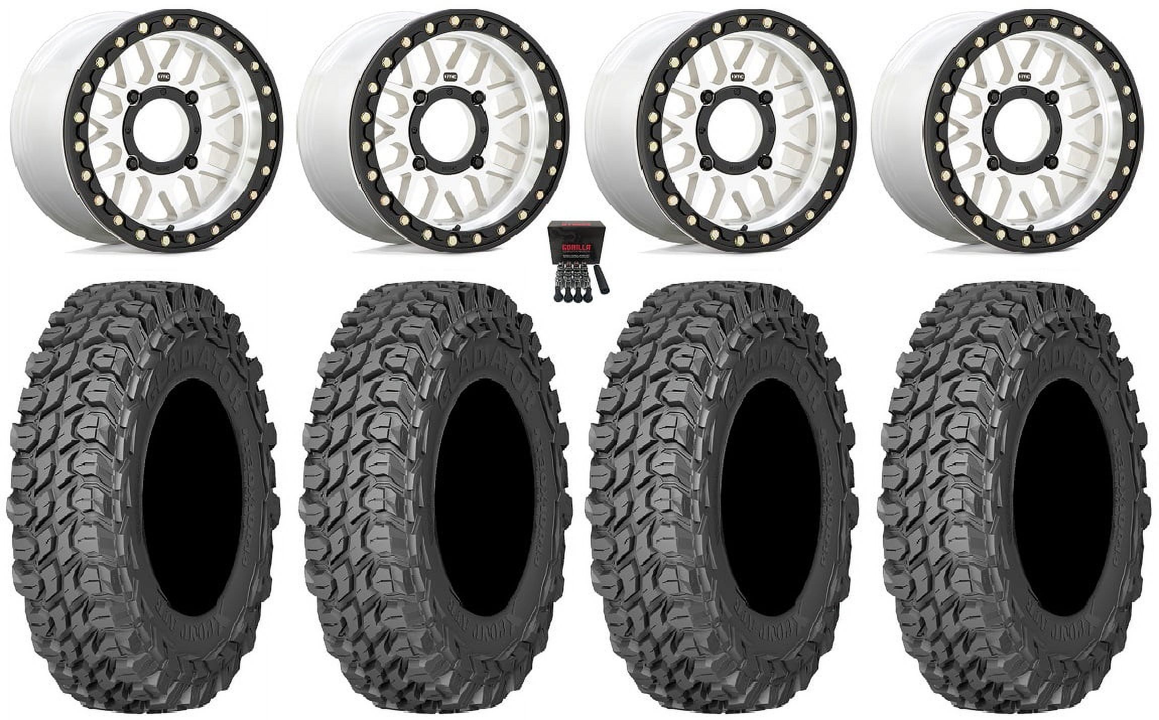 KS235 Grenade Bdlk 15" Wheels Mh +38mm 32" X Comp ATR Tires Kawasaki ...