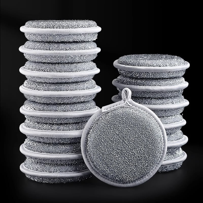 KS3 12 Packs Double-Sided Silver Silk Ingot Towels - Kitchen ...