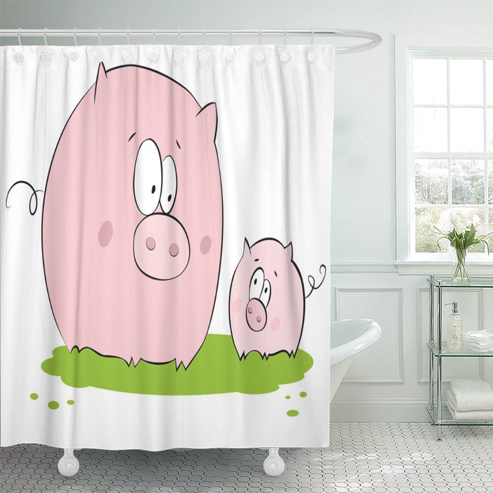 KSADK Animation Funny Pig Mother And Child Cartoon Animal Animated ...