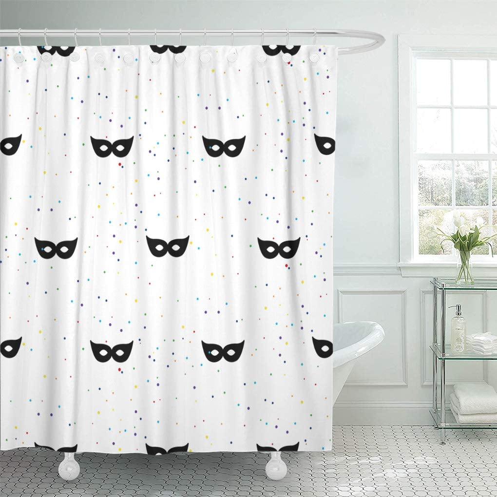 KSADK Baby Masquerade Mask Simple Black and White Pattern with Colorful ...