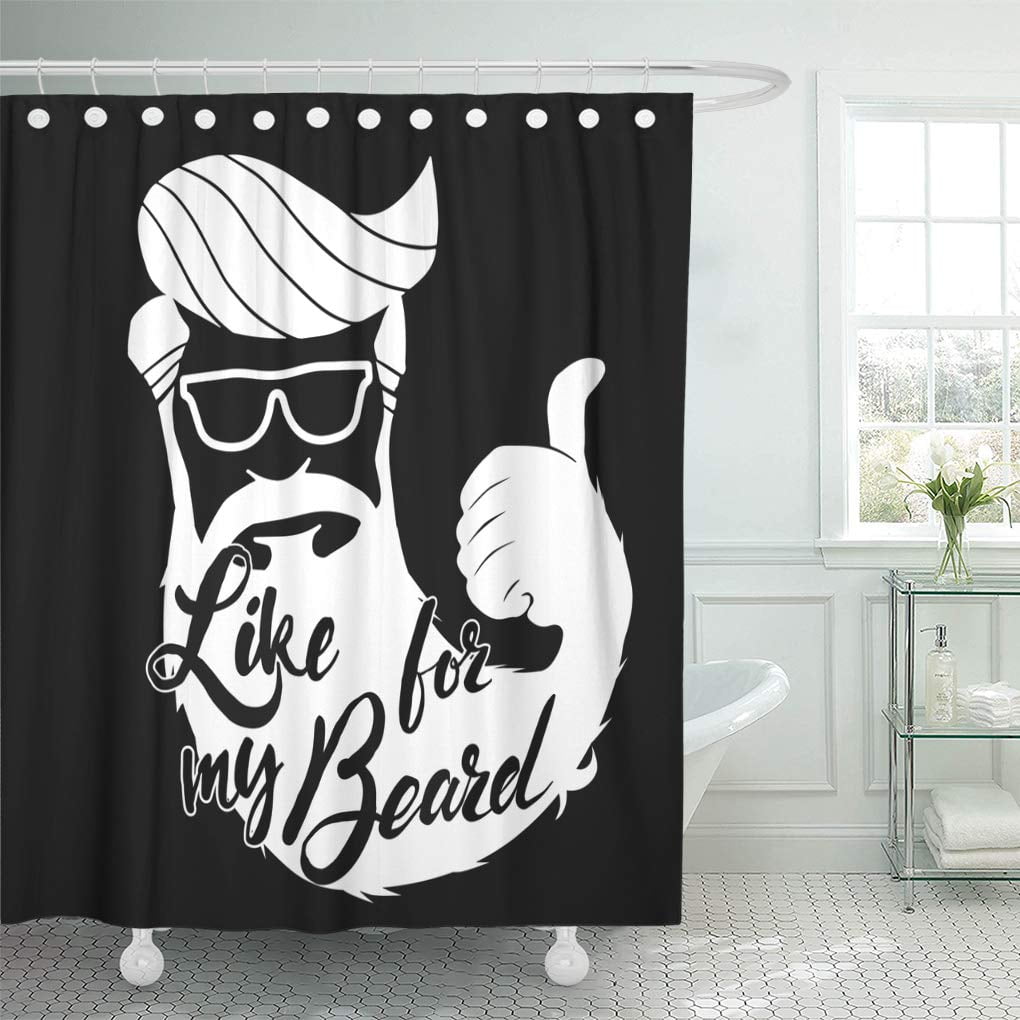 KSADK Bearded Man's Head Like for My Beard Inspirational and ...