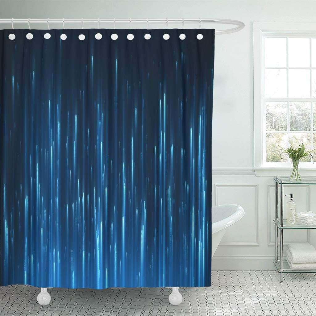 KSADK Blue Binary Abstract Futuristic Digital Green Black Code Computer ...